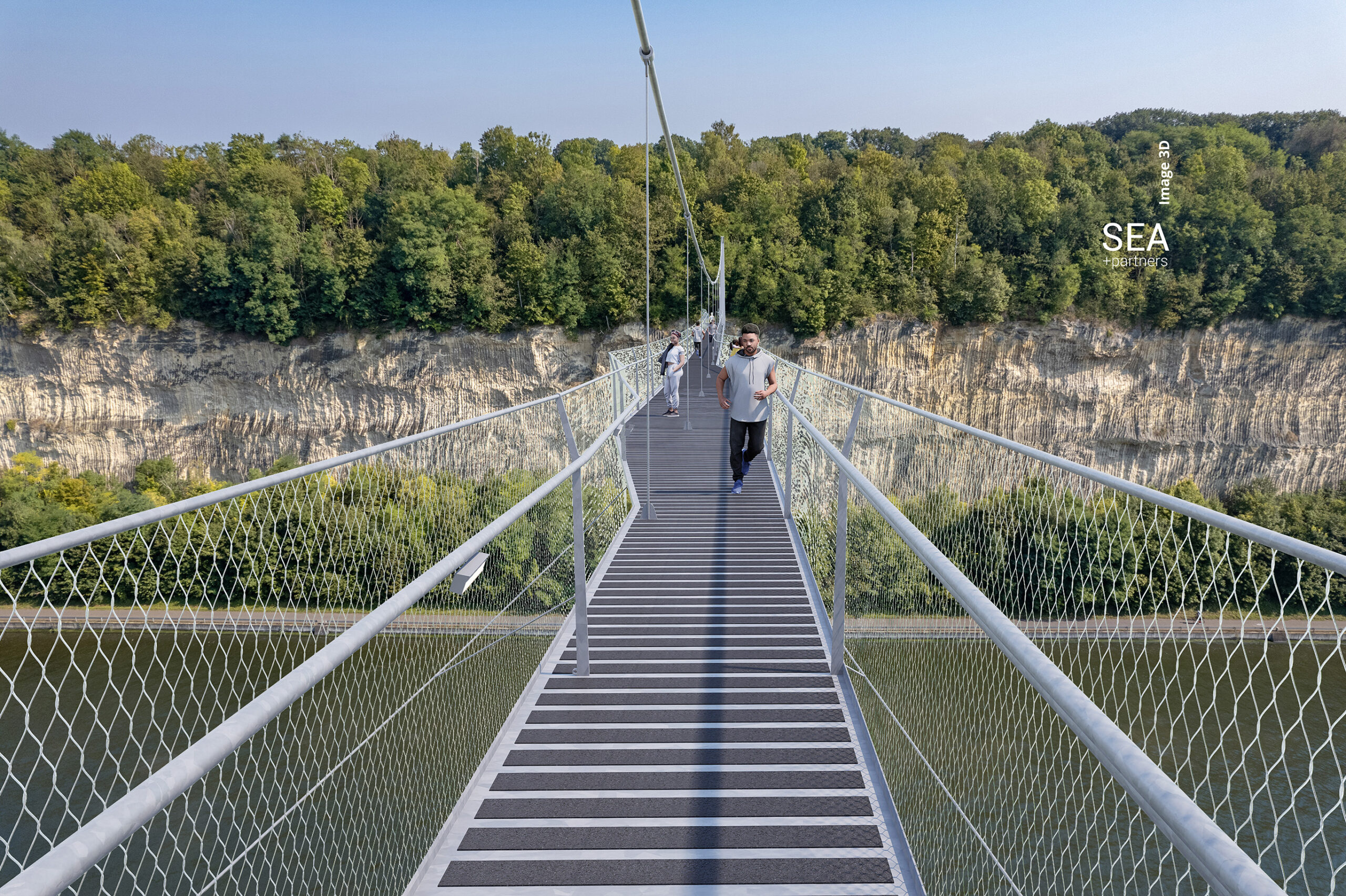 Vialta - La Passerelle de Caster